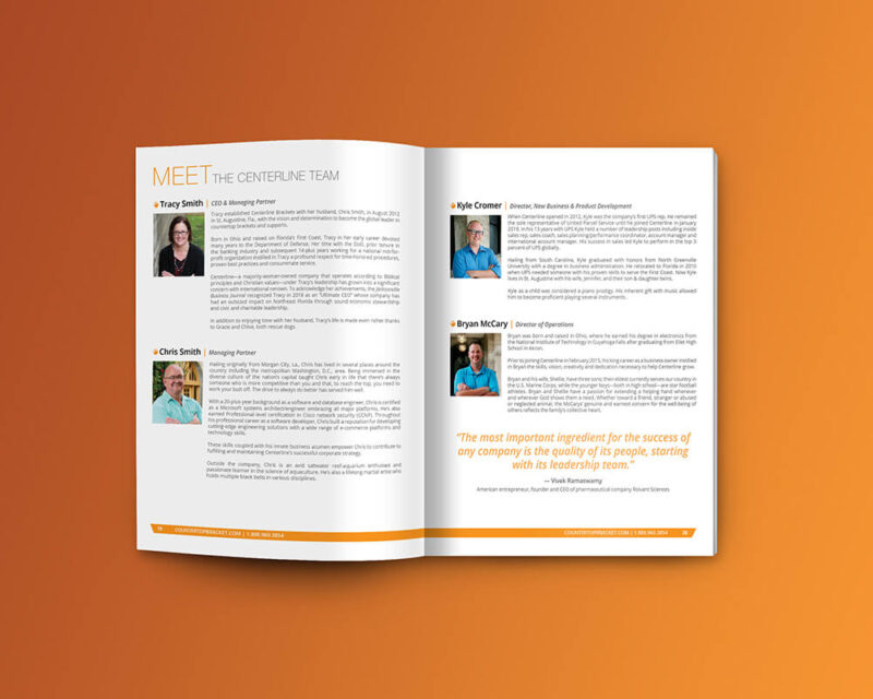 Centerline Brackets Brand Design - MS Design Graphics - 👍