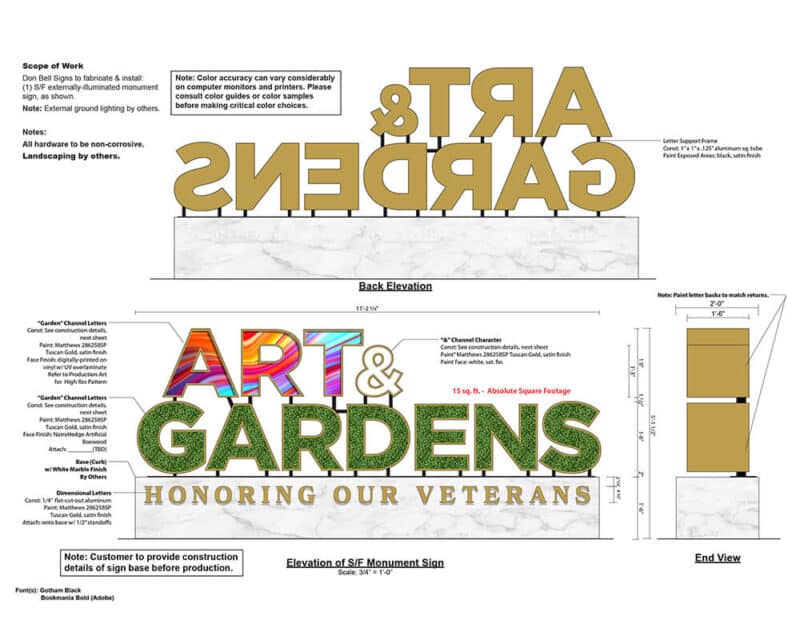 Ormond Memorial Art Museum & Gardens - MS Design Graphics