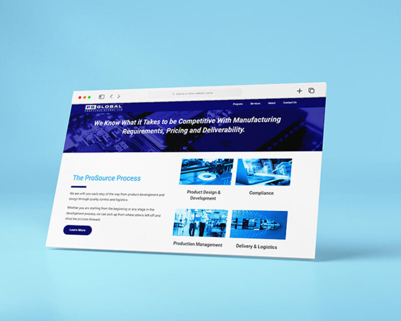 Prosource Global Website - MS Design Graphics - 2024 👍😎
